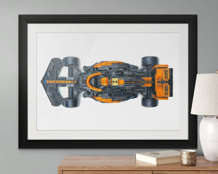 LEGO Mclaren F1 Car Drawing | Tom Mothersole Art